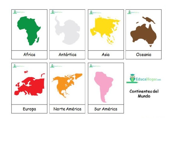 Mapamundi Montessori | PDF