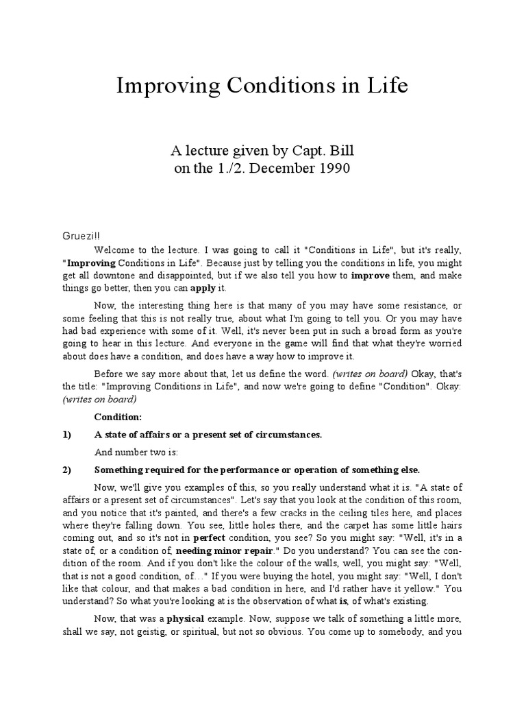 Improving Conditions in Life CE011290 | PDF | Slavery | Heresy