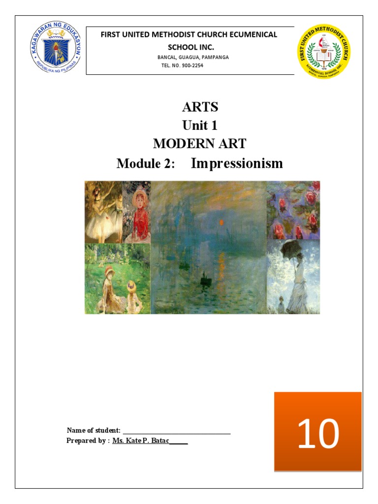 Impressionism Art Module Guide | PDF | Impressionism | Paintings