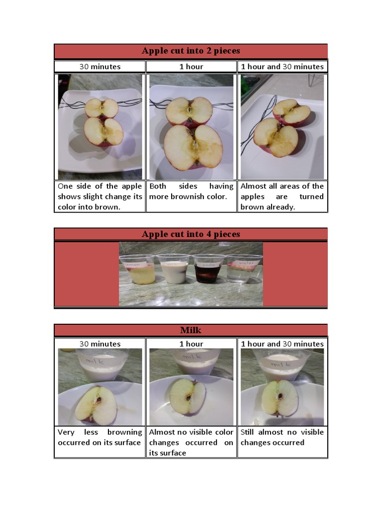 Preventing Apple Browning | PDF