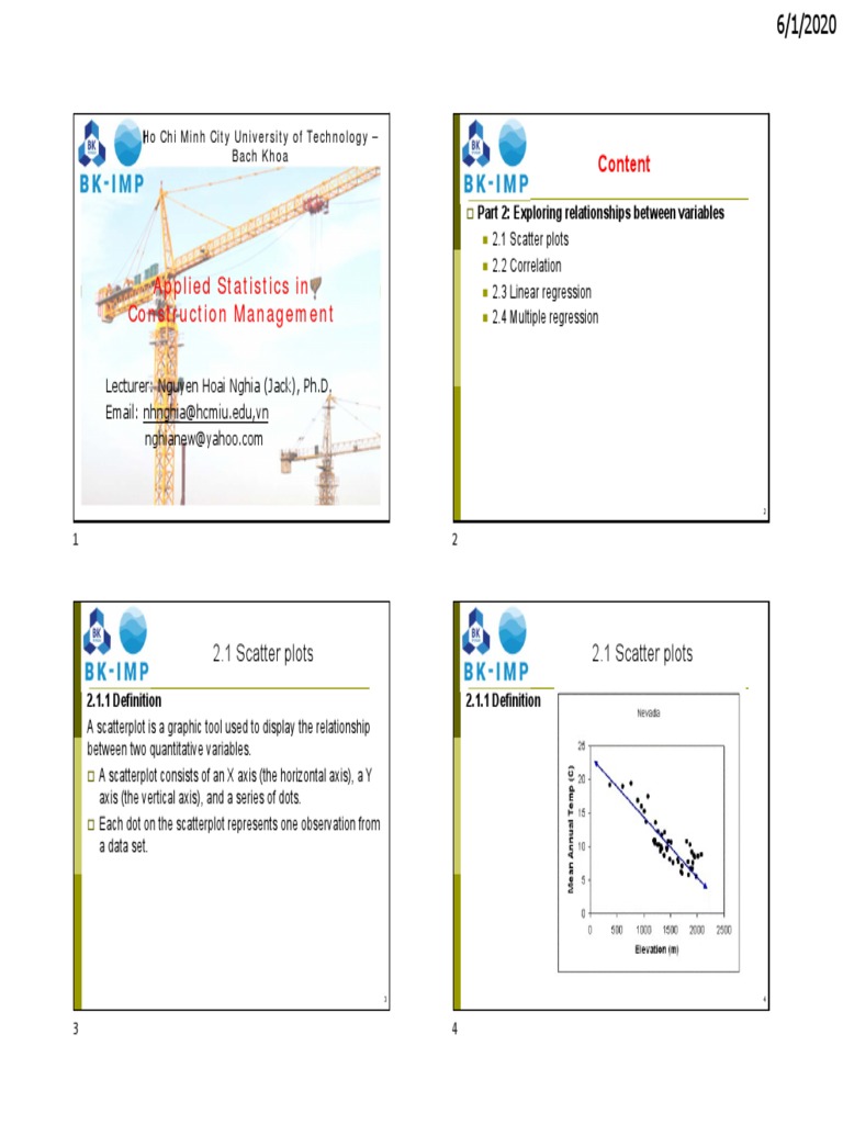 Part 2 Exploring Relationships Among Variables | PDF | Correlation And Dependence | Regression ...