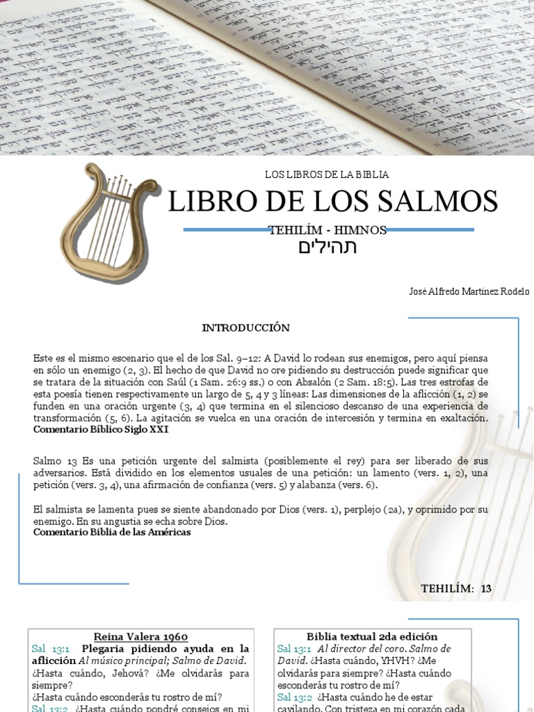 Salmos Cap 13 | PDF | Salmos | Teología