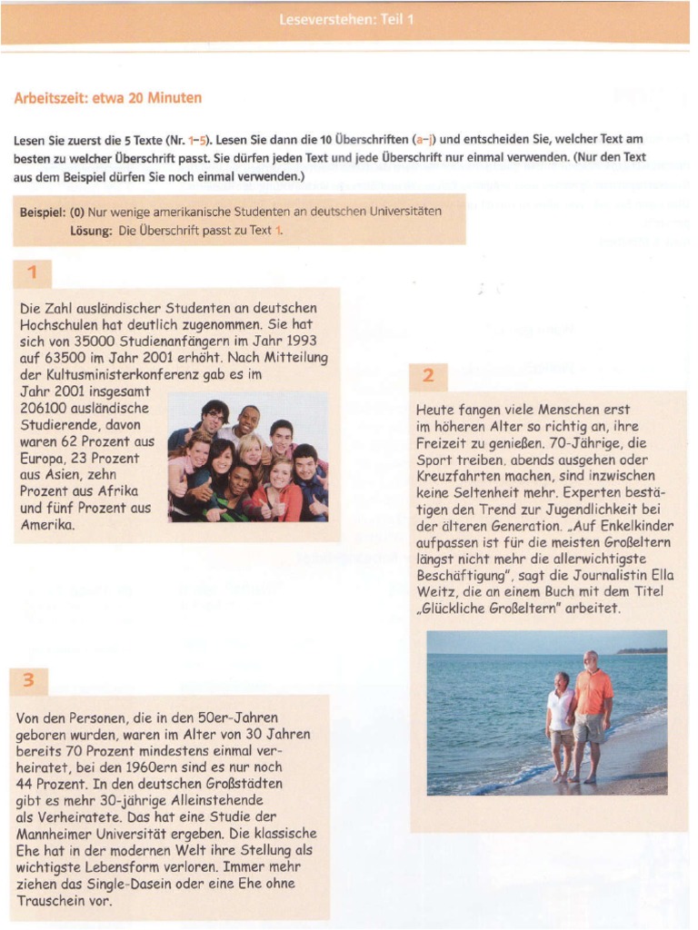 B1 Telc - Modelltest 2 | PDF