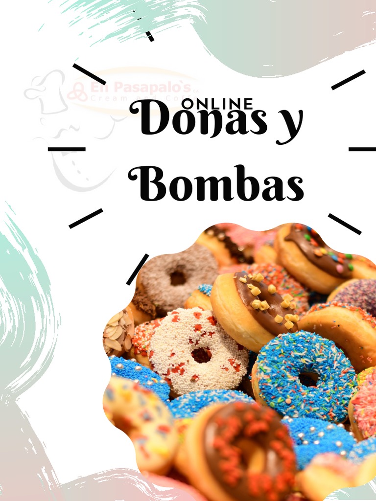 Bombas y Donas.. | PDF | Mantequilla | Ingredientes de comida