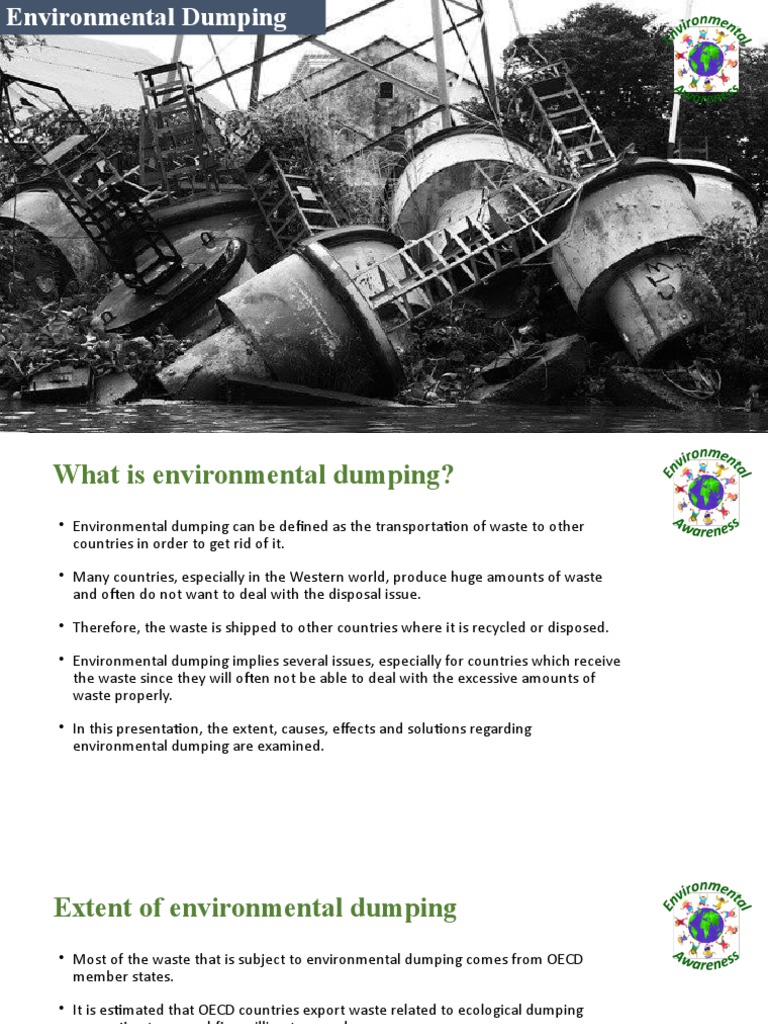 Environmental Dumping | PDF | Waste | Pollution