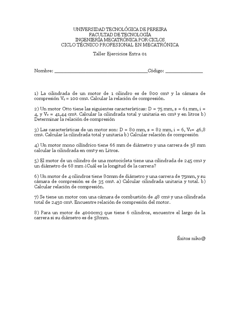 Taller Ejercicios Extra Clase 1 | PDF | Informática