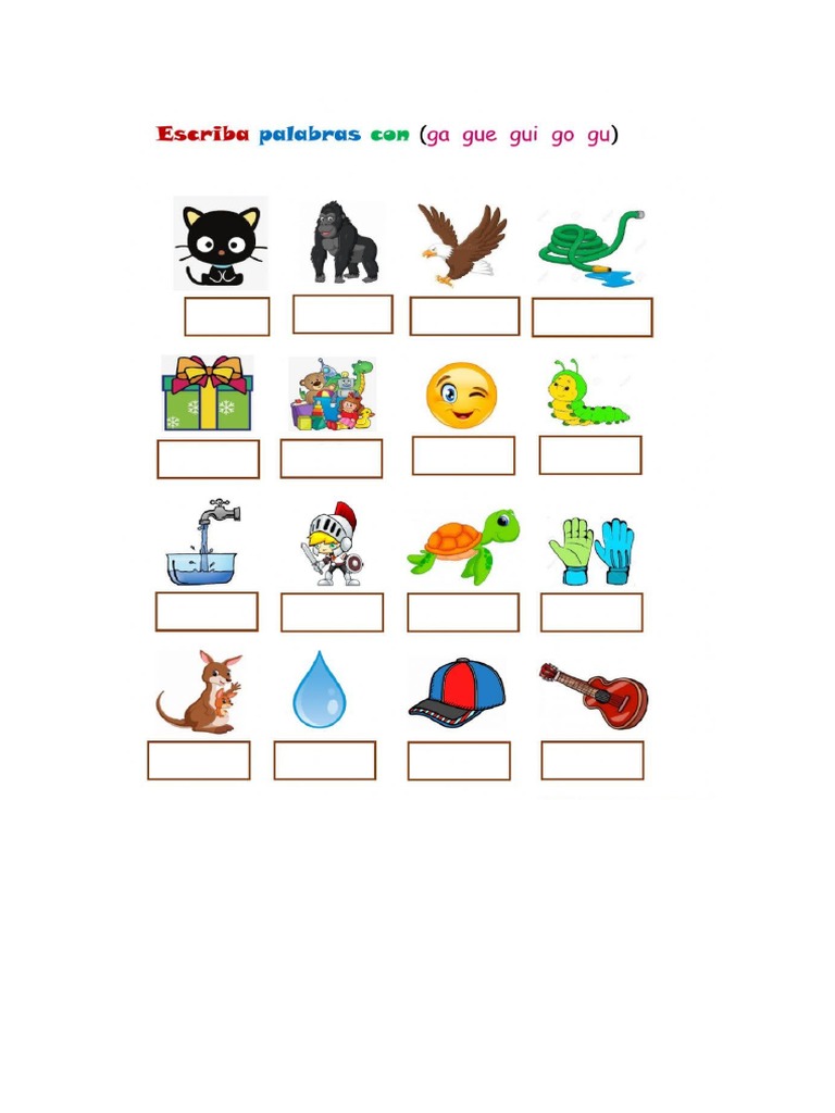 Silabas G | PDF