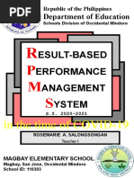 Results-Based Performance Management System: Portfolio | PDF ...