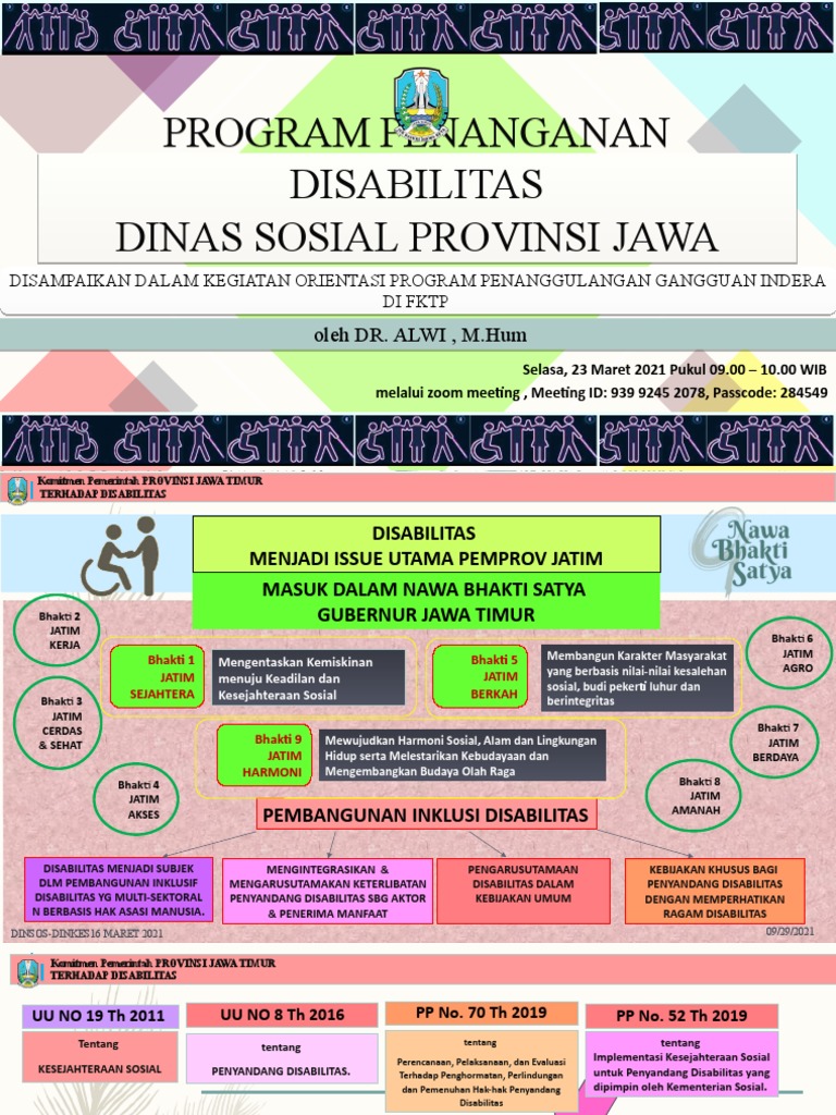 Dinkes - Penanganan Disabilitas Sensorik 23032021 | PDF