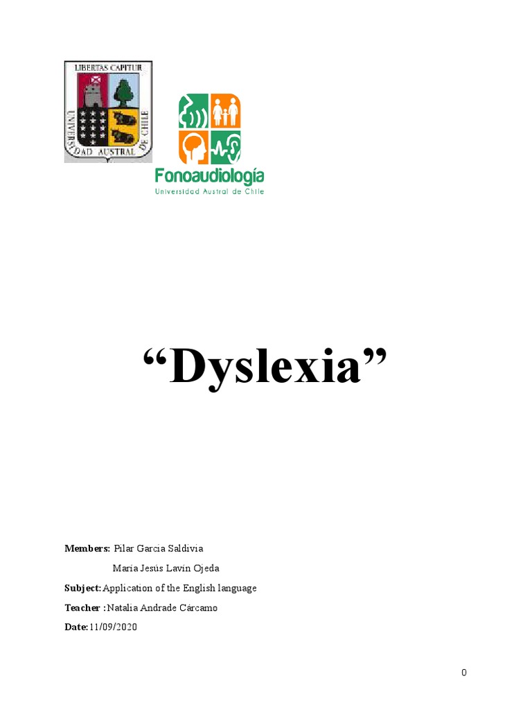 Scientific Paper On Dyslexia | PDF | Dyslexia | Learning Disability
