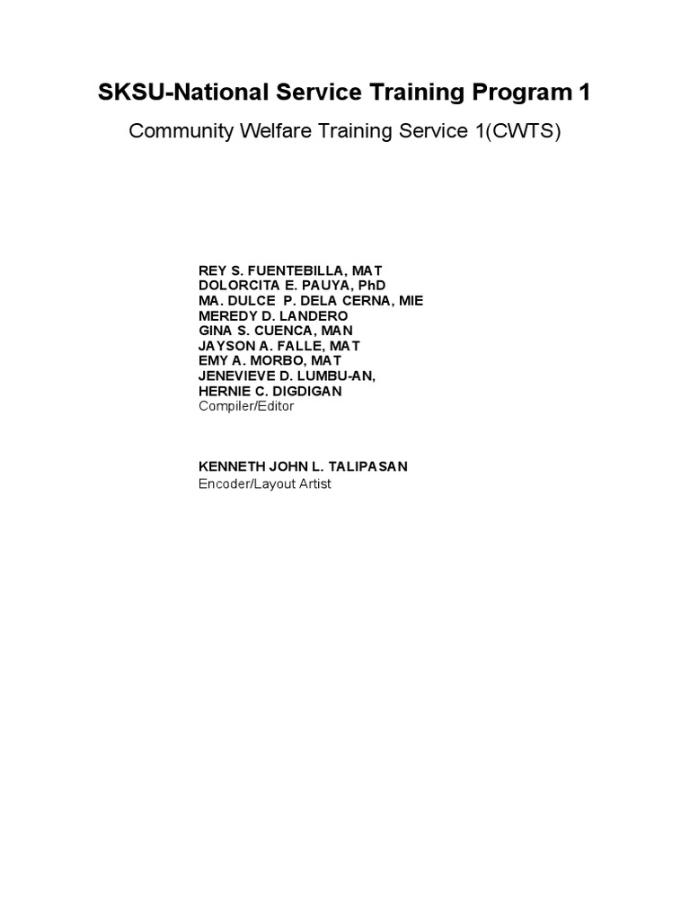 National Service Traning Program | PDF | Reserve Officers' Training ...