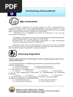 Halimbawa NG Learning Objectives Filipino | PDF