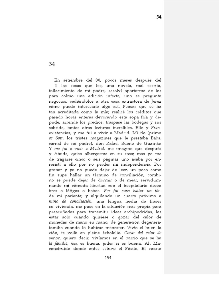 Rayuela - Capítulo 34 | PDF