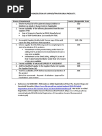 Technology Transfer Checklist For Sending Plant | PDF | Specification ...