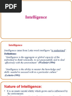 Intelligence Test | PDF | Intelligence Quotient | Psychological Testing