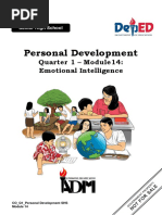 Personal Development: Quarter 1 Module 8: Emotional Intelligence | PDF ...