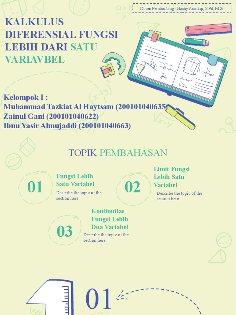 Kalkulus Diferensial: Fungsi Multivariat | PDF | Metode & Bahan Ajar