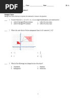 Transformations Practice With Answer Key | PDF | Cartesian Coordinate ...
