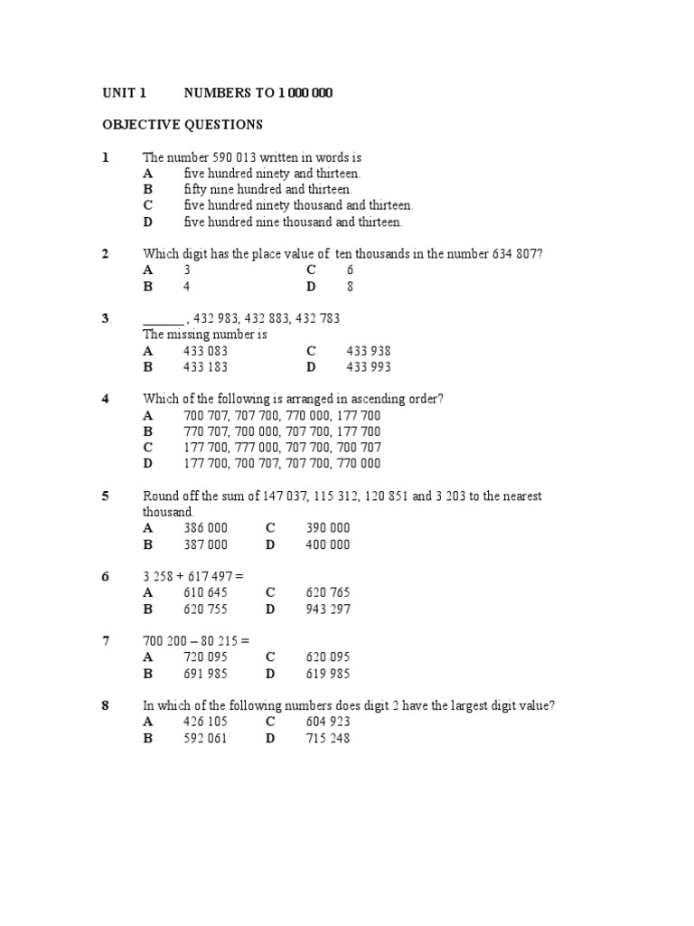Math Y5 | PDF | Fraction (Mathematics) | Decimal