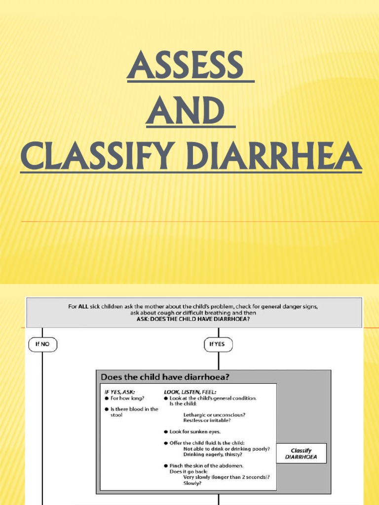 Assess Diarrhea | PDF | Diarrhea | Medical Specialties