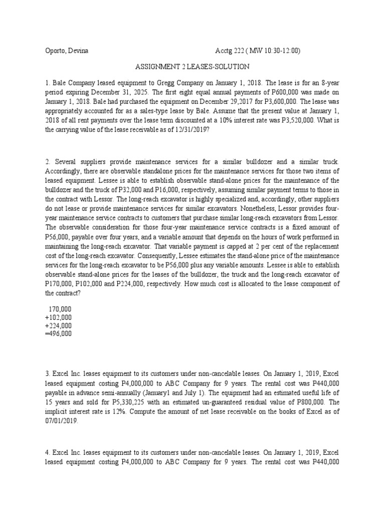 Lease Accounting Solutions Guide | PDF | Lease | Renting