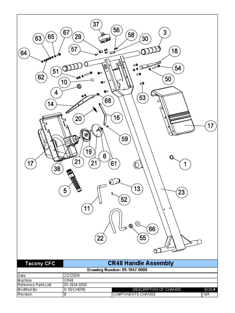 Cimex 48 Parts Drawing | PDF | Screw | Electrical Connector