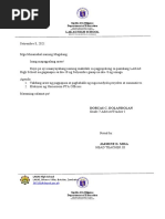 Pta Meeting Letter | PDF
