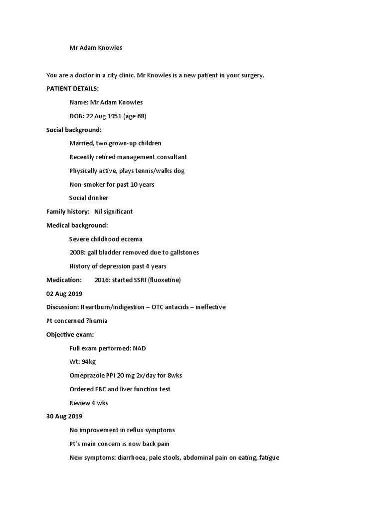 MR Adam Knowles Case | PDF