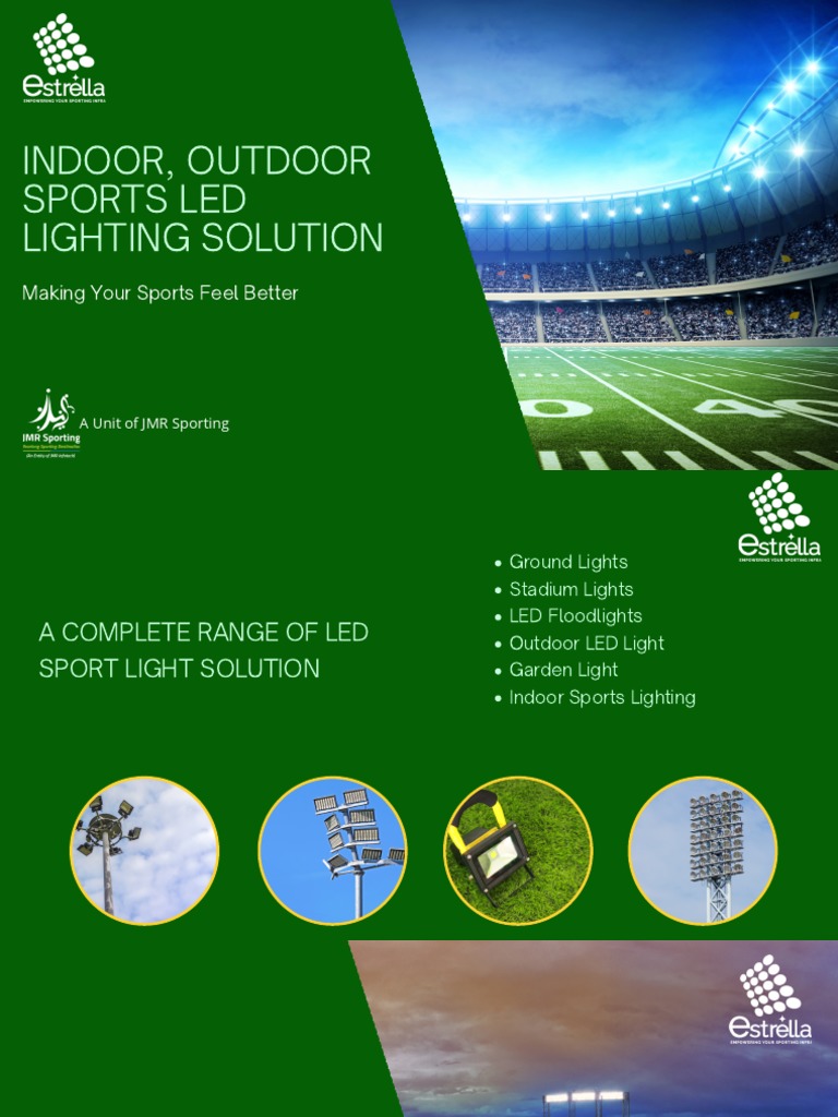 Indoor, Outdoor Sports Led Lighting Solution | PDF