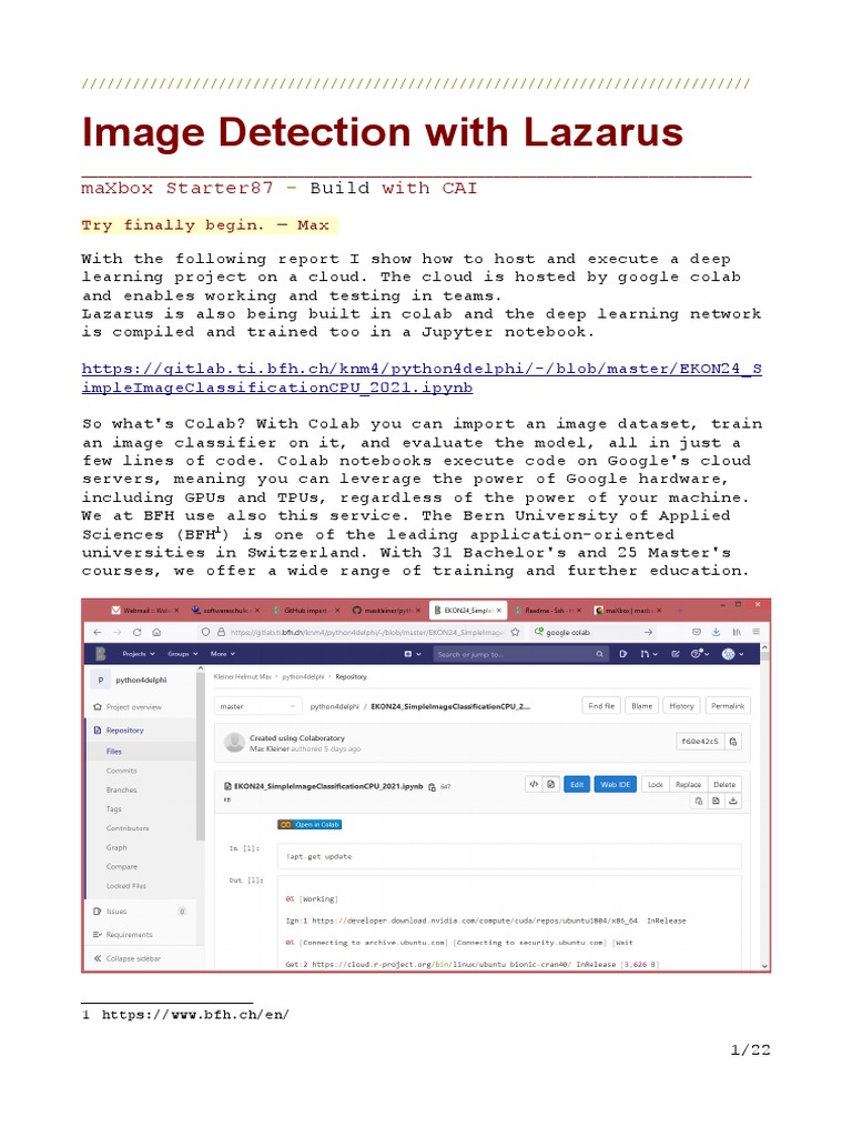Image Detection With Lazarus: Maxbox Starter87 With Cai | PDF | Artificial Neural Network | Deep ...