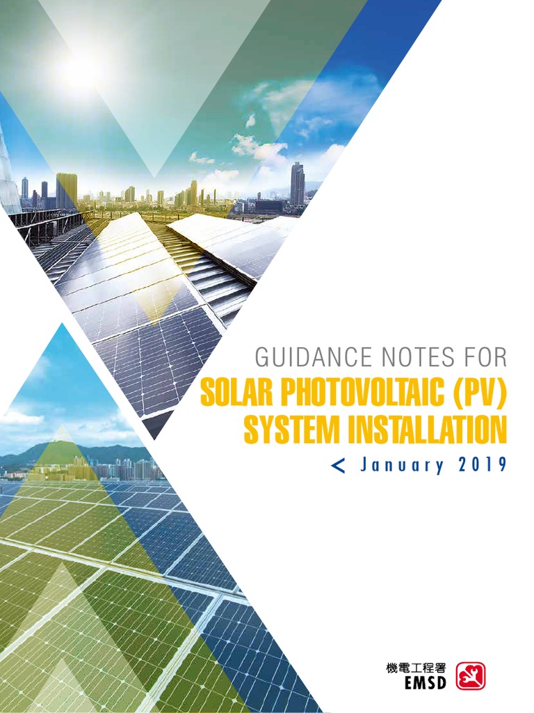 Solar Photovoltaic (PV) System Installation: Guidance Notes For | PDF ...