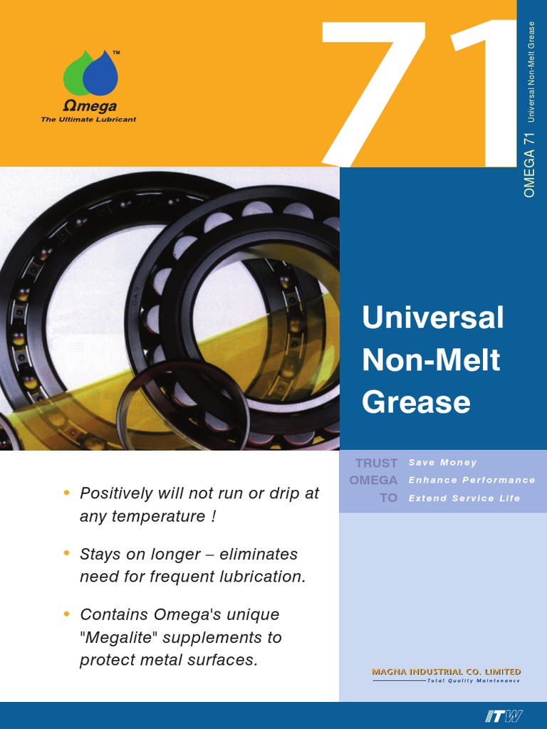 Universal Non-Melt Grease | PDF | Lubricant | Bearing (Mechanical)