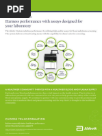 Abbott Alinity Ci FactSheet | PDF | Laboratories | Usability