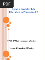 Grade 7 Values Education Overview | PDF | Free Will | Nous