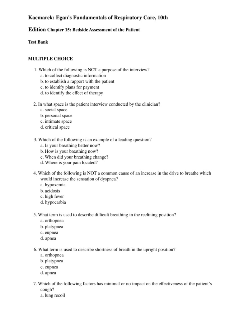 Chapter 15 BEDSIDE ASSESSMENT OF THE PATIENT | Download Free PDF ...
