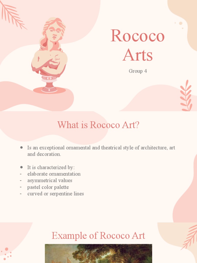 Rococo Arts | PDF | Paintings | The Arts