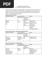 Grade 10 Compare and Contrasts | PDF | Idea | Thought