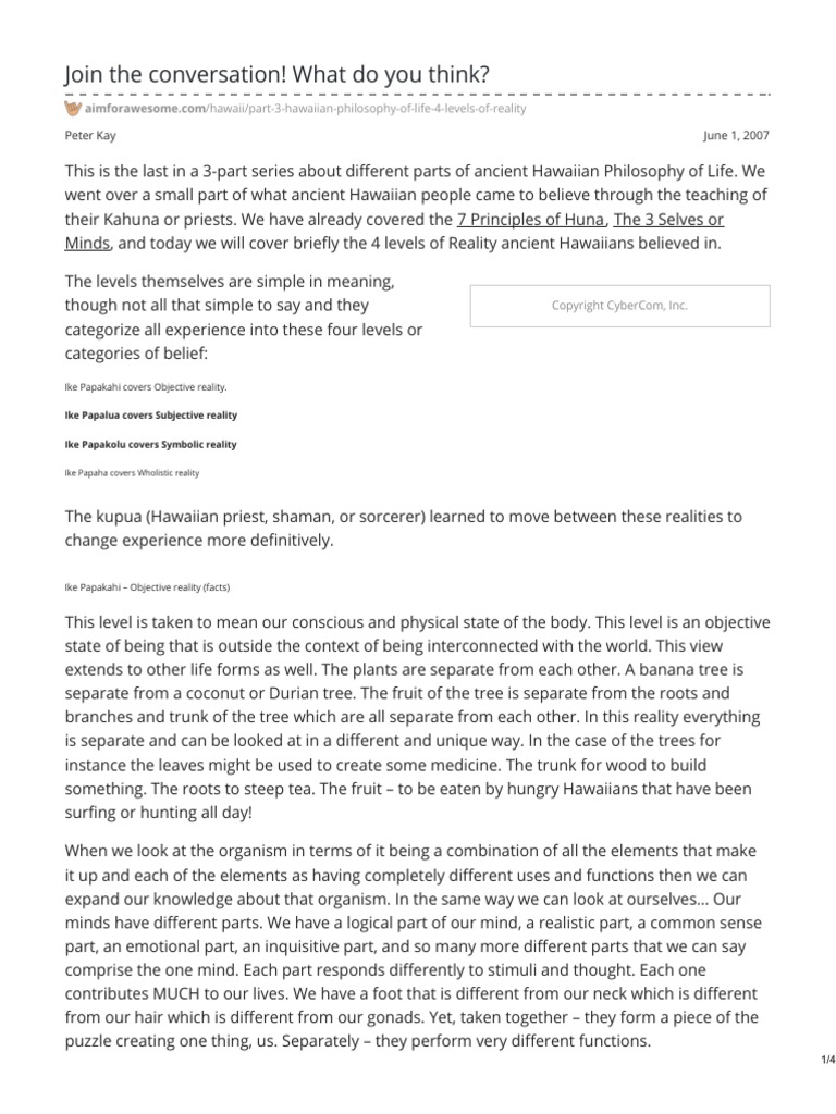 4 Levels of Reality | PDF | Reality | Philosophical Theories