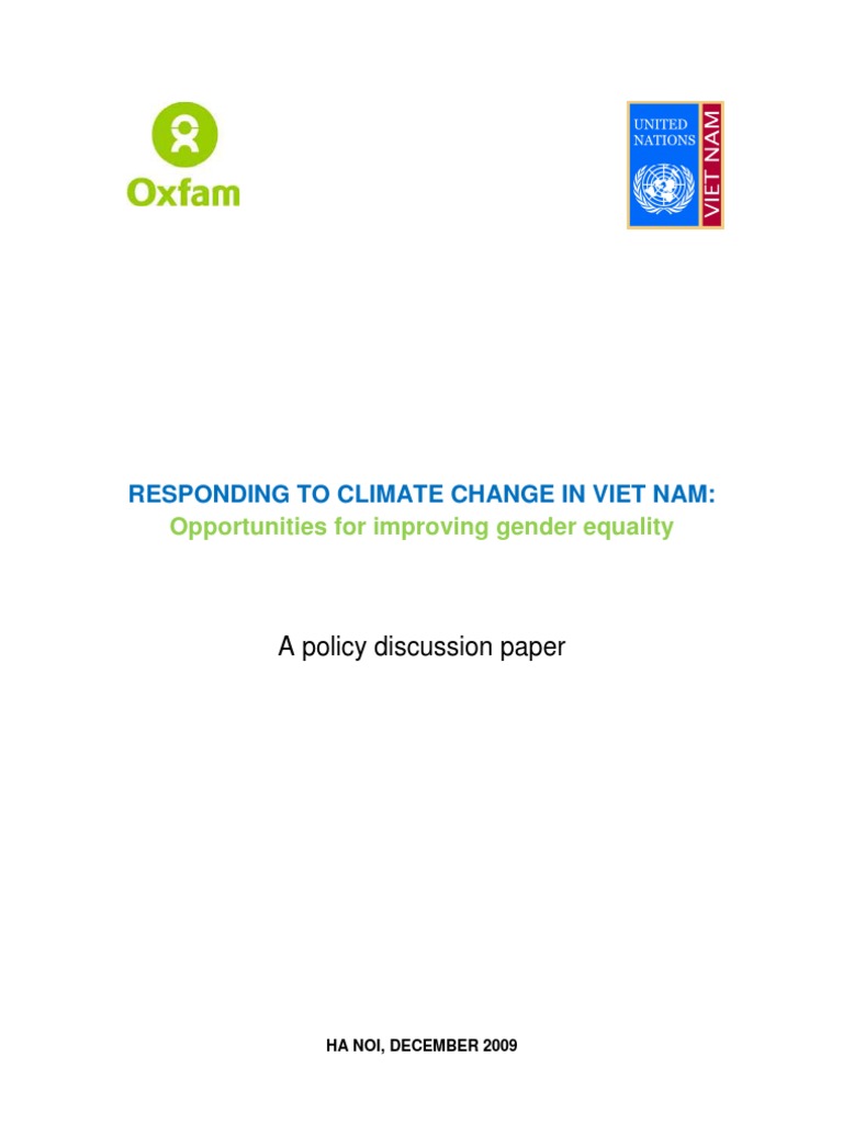 Responding To Climate Change in Vietnam: Opportunities For Improving ... Responding To Climate Change in Vietnam: Opportunities For Improving ...