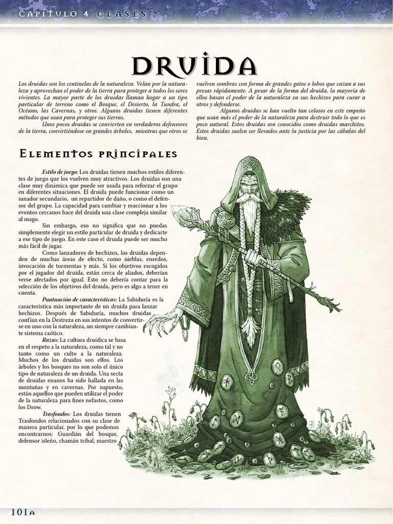 13th Age - El Druida | PDF | druida | Naturaleza