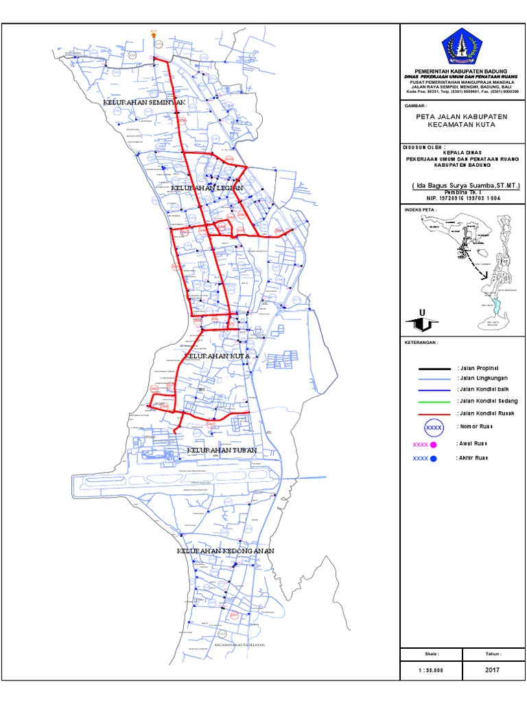 2017 BMAIR Peta Kec - Kuta-30000 | PDF