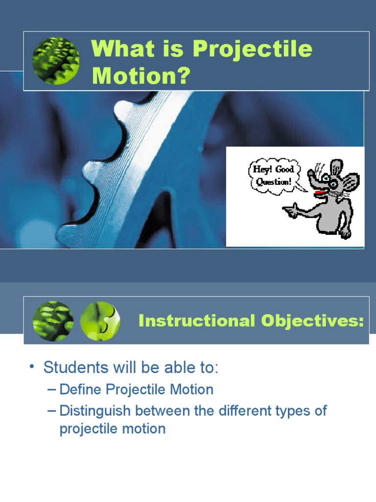 Projectile Motion | PDF | Velocity | Projectiles
