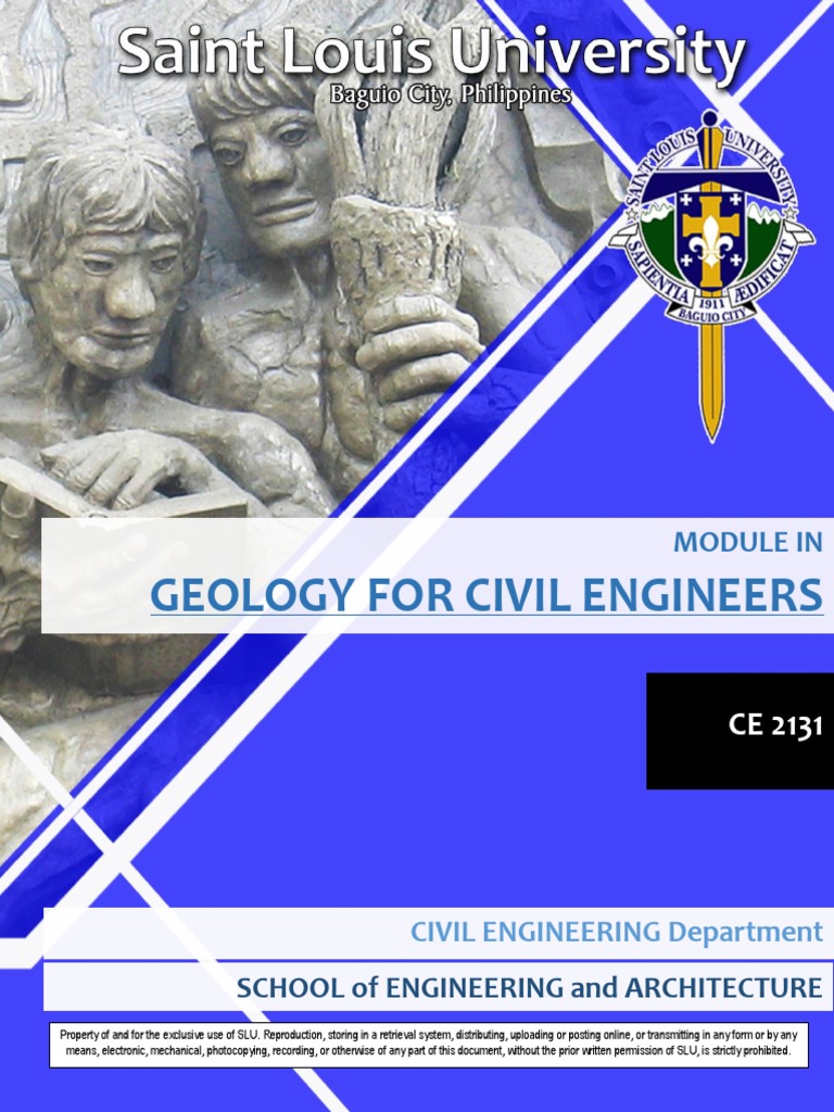 Ce2131 Geology For Civil Engineers PDF | PDF | Plate Tectonics | Aquifer