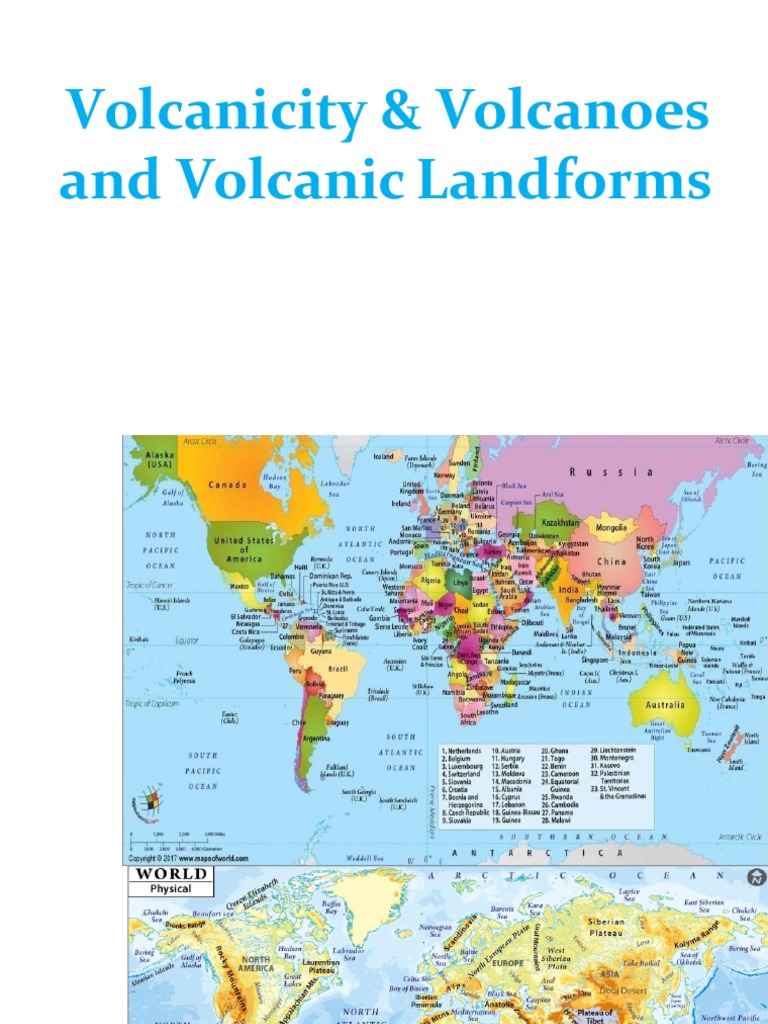 Volcanoes and Volcanic Landforms | PDF | Volcano | Types Of Volcanic ...