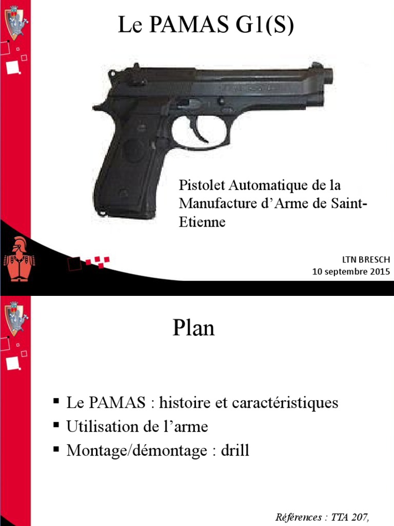 Pamas G1 | PDF | Chargeur (Armes à feu) | Munitions