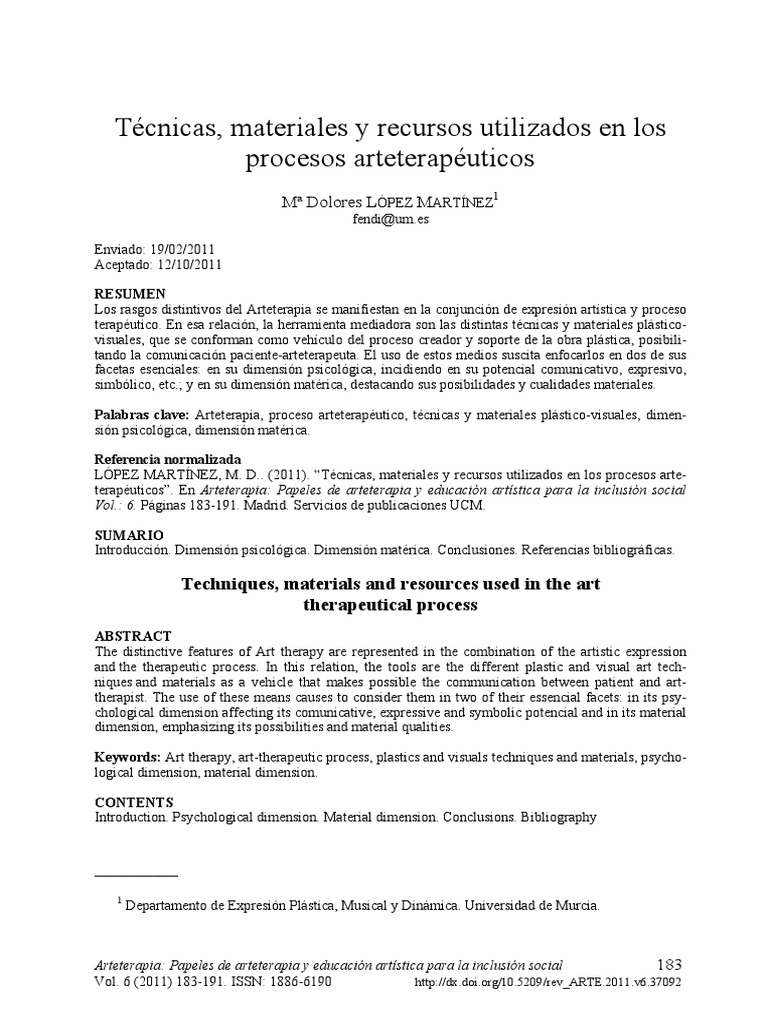 Tecnicas Materiales y Recursos Utilizados en Los Procesos ... Tecnicas Materiales y Recursos Utilizados en Los Procesos ...