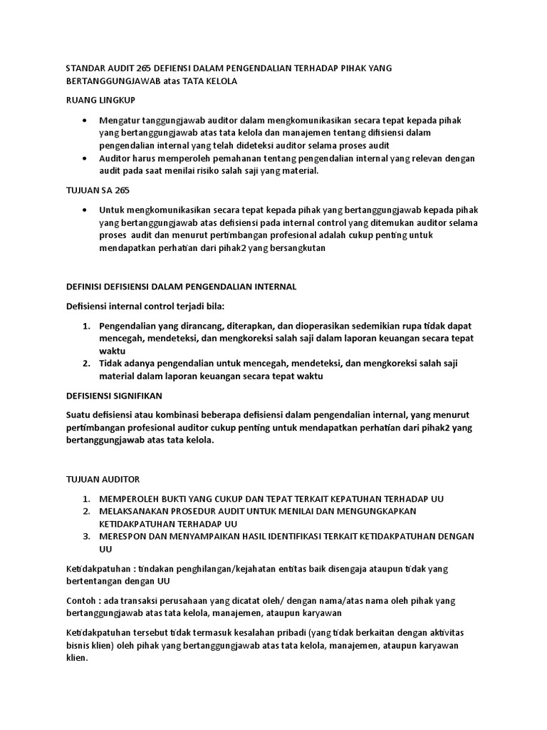 Ringkasan Sa 265 Rio | PDF