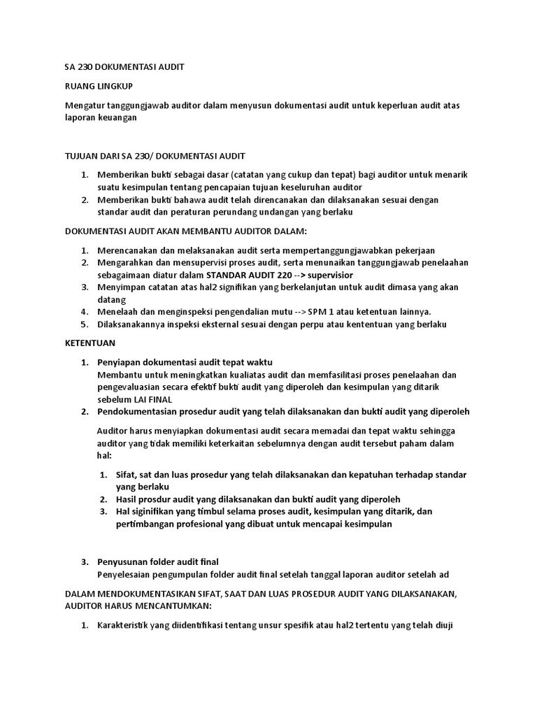 Ringkasan Sa 230 Rio | PDF