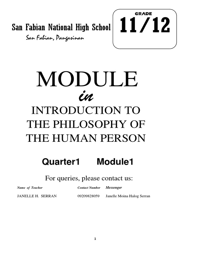 Introduction to Philosophy Module 1 | PDF | Reason | Socrates