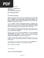 Notice of Dishonor and Demand Letter For Payment | PDF